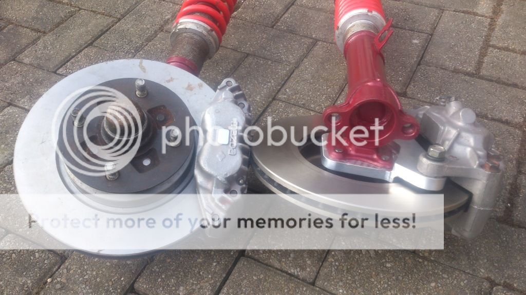 RX7 calipers with ae86 strut brake setup - Page 2 - 1stGenCelica.com